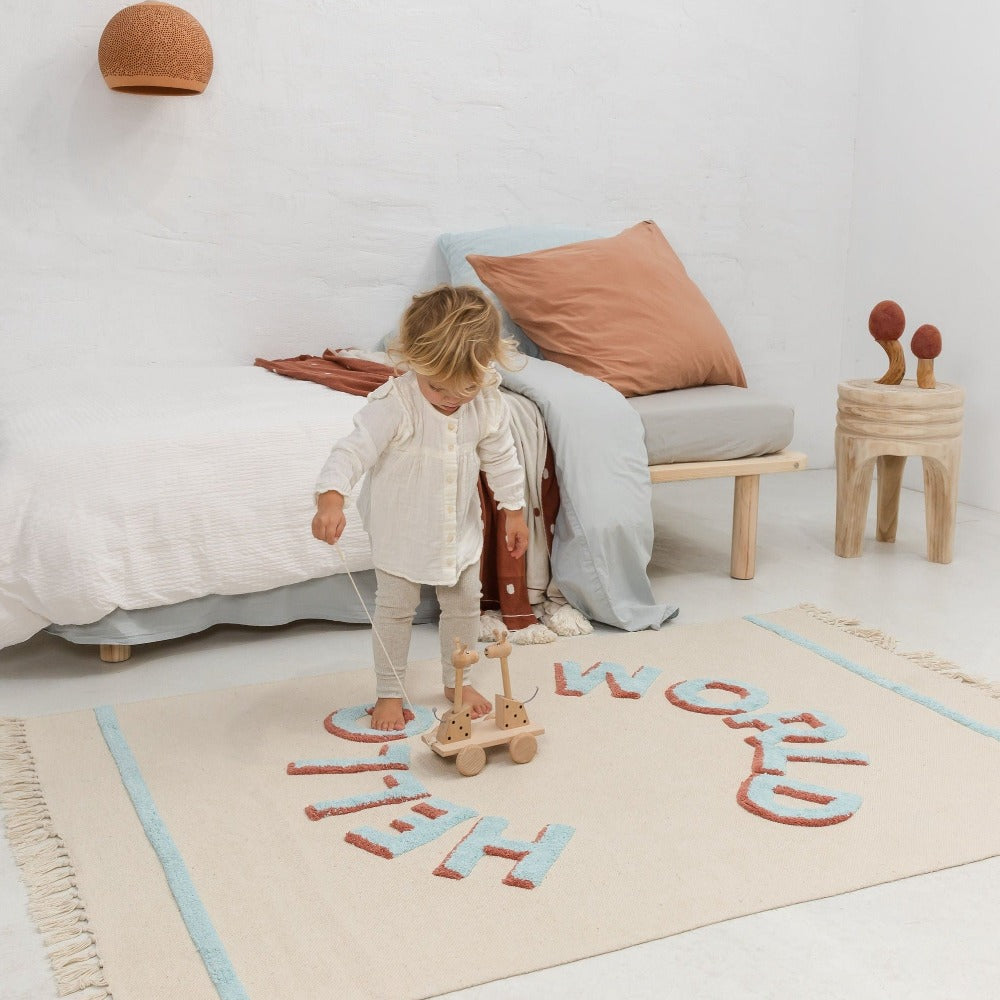 Cotton Rugs With Words For Kids – Oh Happy Home